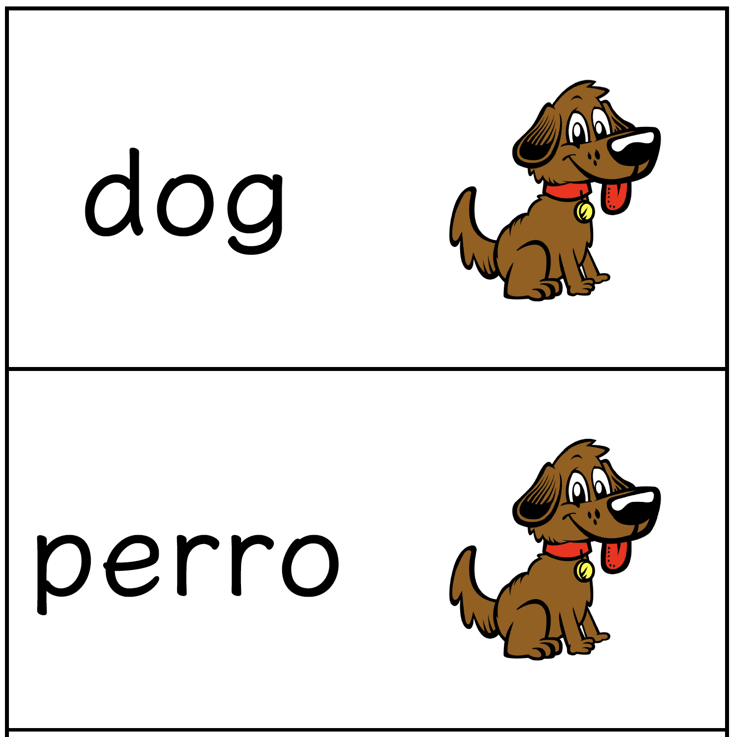 Spanish Animals Flash Cards - Complete Set - Language Teacher Resources