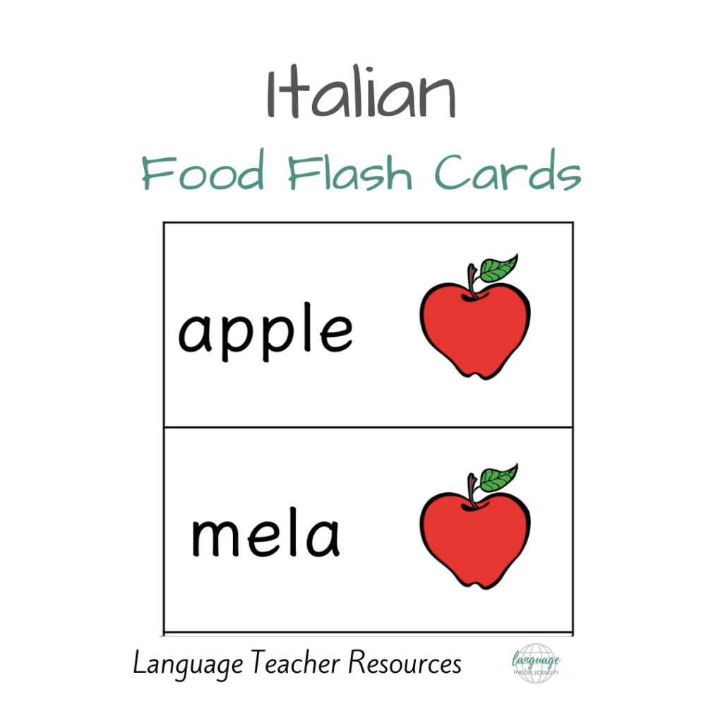 Italian Food Flash Cards - Complete Set - Language Teacher Resources